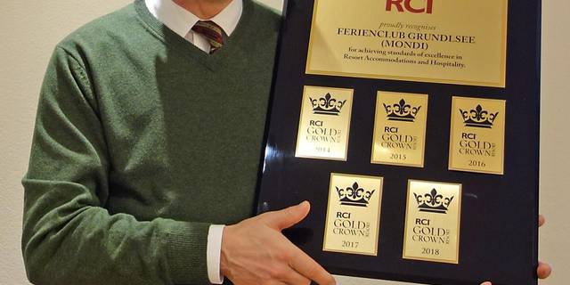 »RCI GOLD CROWN« ZUM FÜNFTEN MAL IN FOLGE - MONDI Hotels & Resorts